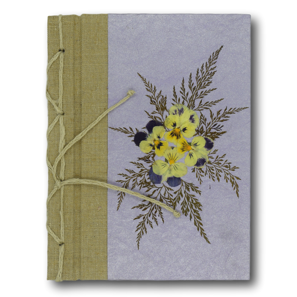Real Pressed Flower Notebook Journals: MyPapermake - mypapermake.com
